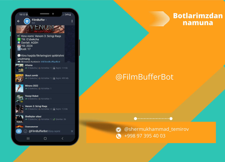 Telegram bot yasash xizmati