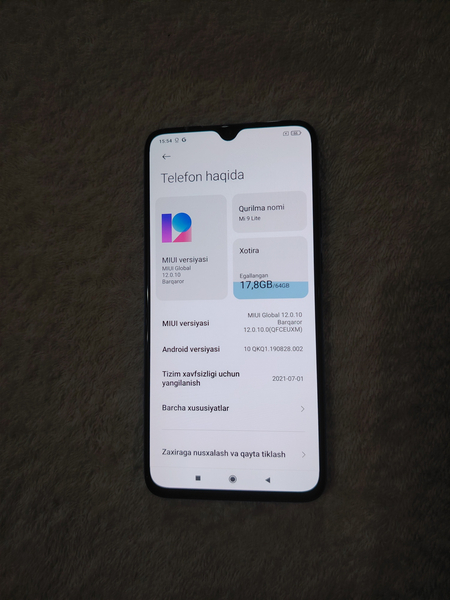 Mi 9 lite  6/64GB  IDEAL