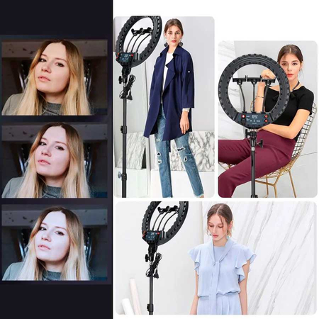 С Штативом (34см) Кольцевая лампа Jmary FM-14R  ДОСТАВКА !  ГАРАНТИЯ !