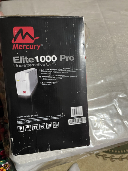 UPS mercury elite 1000 pro аккумлятор не рабочий