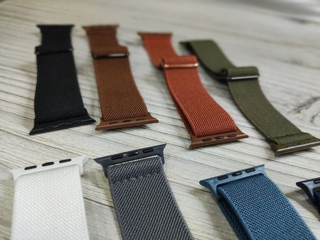 Нейлоновые ремешки для Apple Watch 38,40,41,42,44,45,49