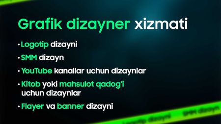 Grafik dizayner xizmati