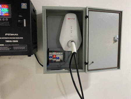Elektromobil zaryadka stansiya | зарядная станция электромобиля E-37
