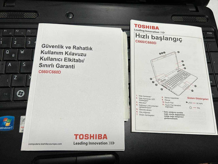 Ноутбук TOSHIBA с гарантией