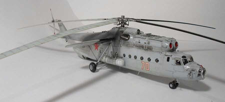 Сборная модель вертолета Ми-6 (Aмодел, 1/72)