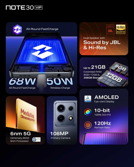 Infinix NOTE 30 8/128GB 6.78