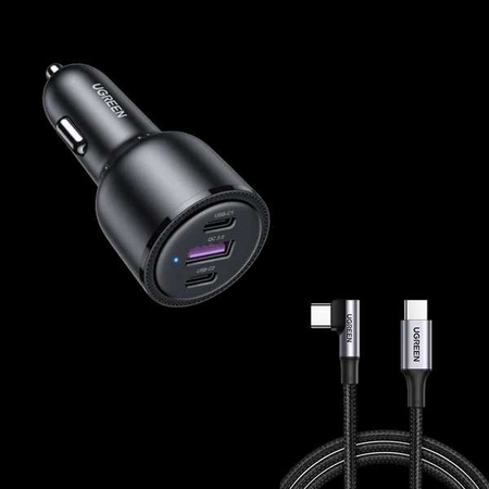 Автомобильное зарядное устройство UGREEN 69 Вт USB C