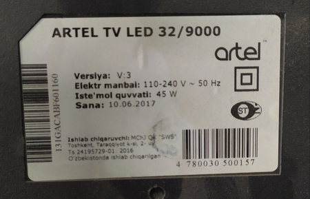 Artel 32 televizor