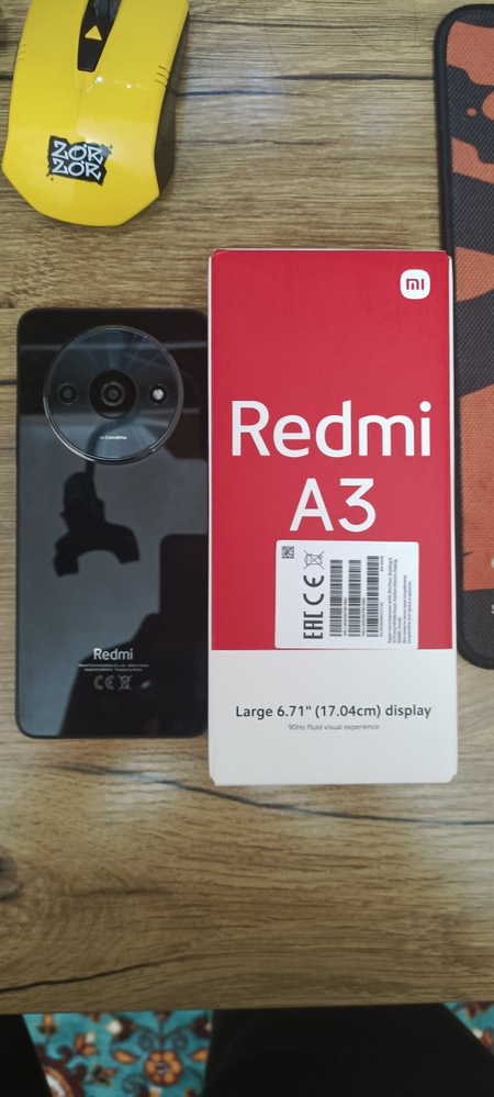 Xiaomi Redmi A3, Mignight Black, 3/64GB