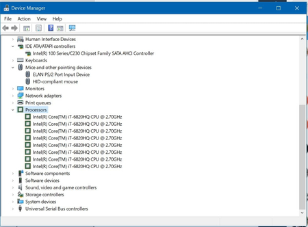 Samsung noutbook NT371 i7-6820HQ