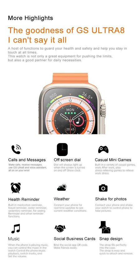 Часы Smart Watch GS Ultra 8