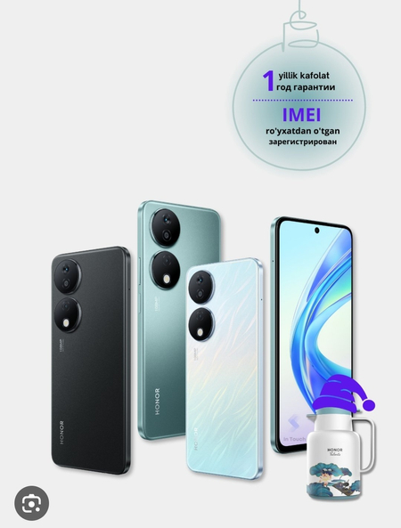 Honor 90 lite 8/256 yangi upakofkada ochilmagan sroshni sotiladi