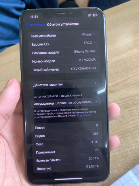 Iphone XS Max 256 GB