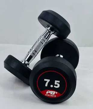 Гантель. Резиновые гантели MD BODY (Powergym). Gantel Prossesional!