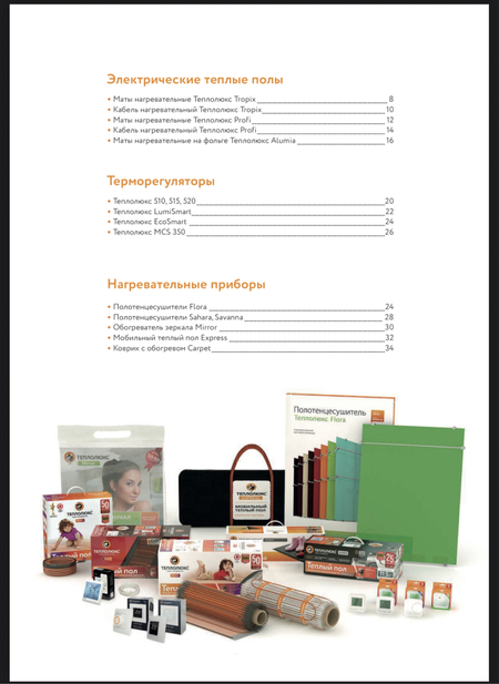 Мат нагревательный Teploluxe Tropix