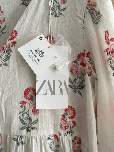 Хлопковое платье Zara