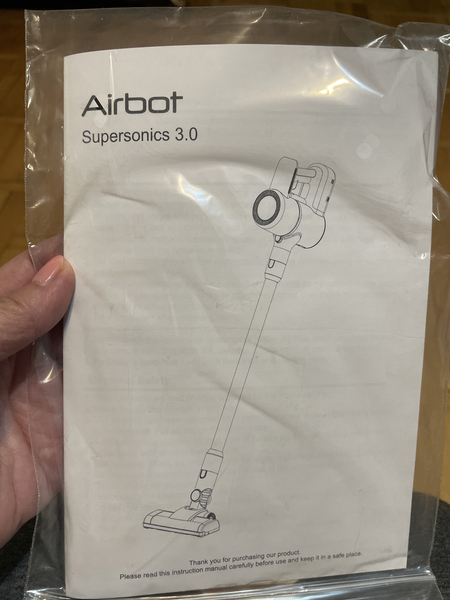 Ручной пылесос беспроводной Airbot supersonics 3.0