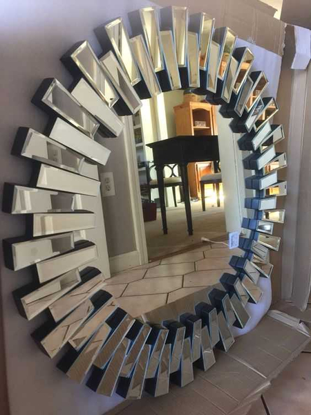 Зеркало  Modern Round Glass Mirror  зеркало