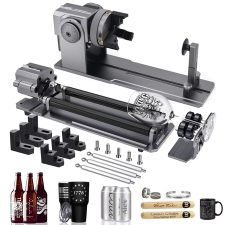 Rotary roller, вращающийся ролик, лазер lazer