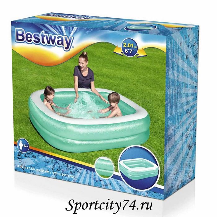 Бассейн надувной Bestway Семейный 54005