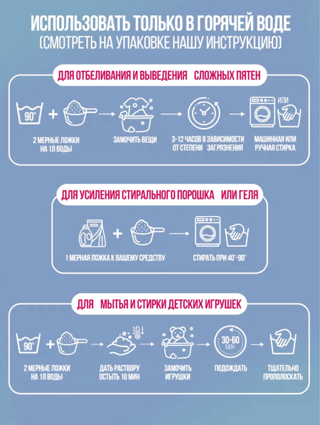 Кислородный очиститель SKYCLEAN,отбеливатель,пятновыводитель порошок