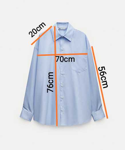 Zara Oversize рубашка