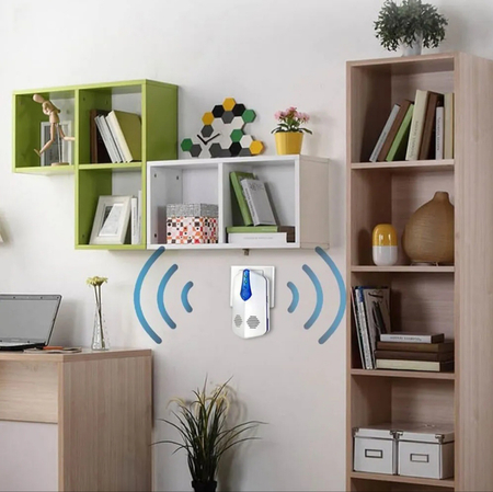 EU Plug US Plug Ультразвуковой Отпугиватель для мышей двойные динамики