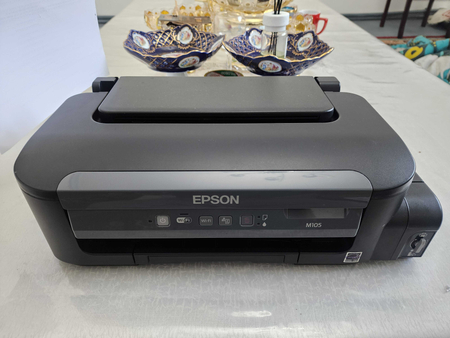 Epson M 105 Oqqora Printer Tiniq Aybi yoq 100 % Profilaktika qilingan