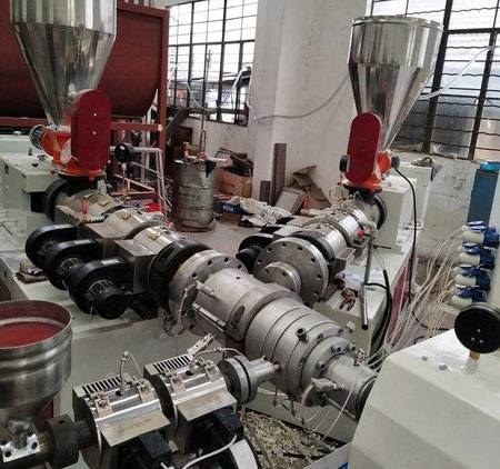 Линия для производства канализационной трубы из ПВХ