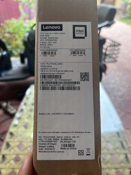 Ноутбук Lenovo IdealPad L3