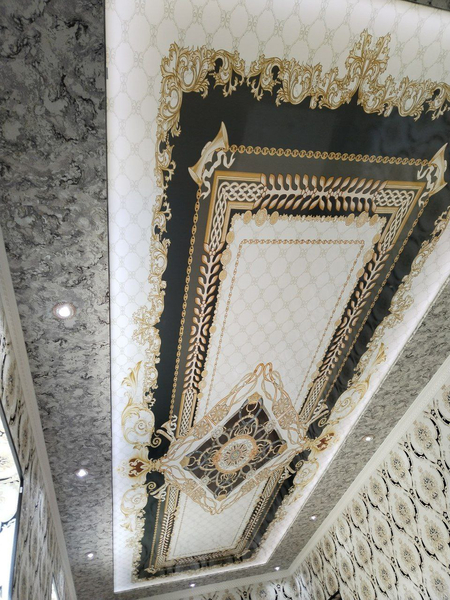 Натяжной и мдф потолок мдф ешик