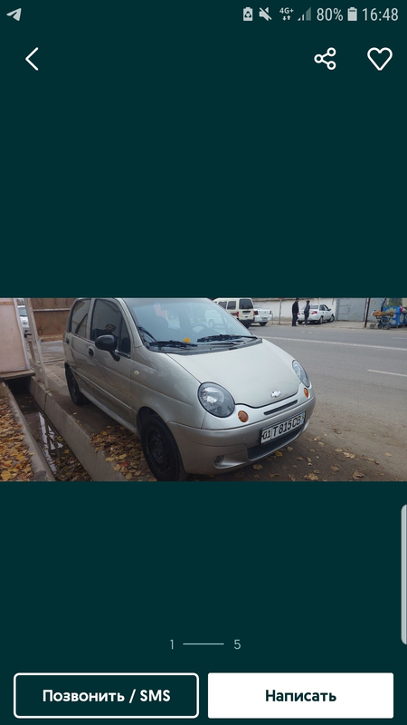 Matiz best 2008 sotiladi