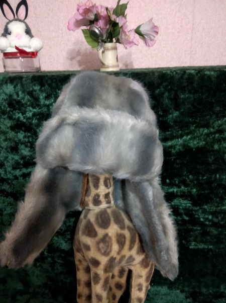 Классическая шапка ушанка , размер 56