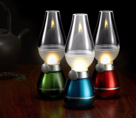 Retro led lampa USB zaraydkali