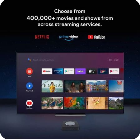 SmartBox.Mecool KM2 plus- 2/16гб.android11.Youtube+IPTV 5000 Каналла.ю