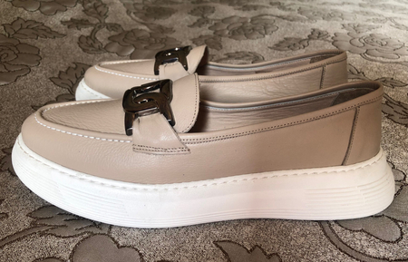 Туфли женские кожаные летние, 40-41