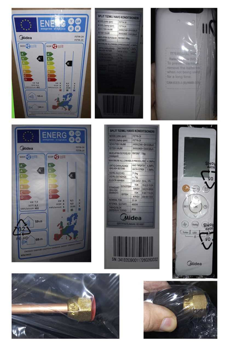 Колонный Кондиционер Midea 24000 Btu/h модель Ya Round *inverter