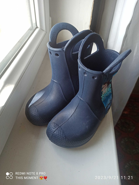 Crocs оригинал, детские резиновые сапоги