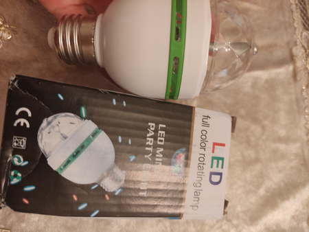 Светодиодная вращающаяся лампа,диско шар,Led rotating lamp
