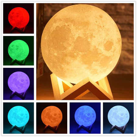 3 D Moon Lamp. Оригинал совга эсдалик учун. Доставка бепул шахар ичида