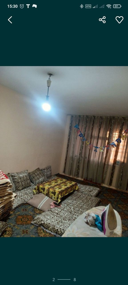 3 xona 72kv Yangiyol shaxar da N1 tabaka yonida 4 etajkali dom