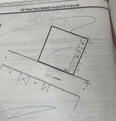 Участок 15 соток сквозной Шайхантахурский район улица Мехнатобод