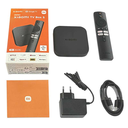 Умная ТВ-приставка Xiaomi Mi Box S 4K 2ое поколение 100% оригинал