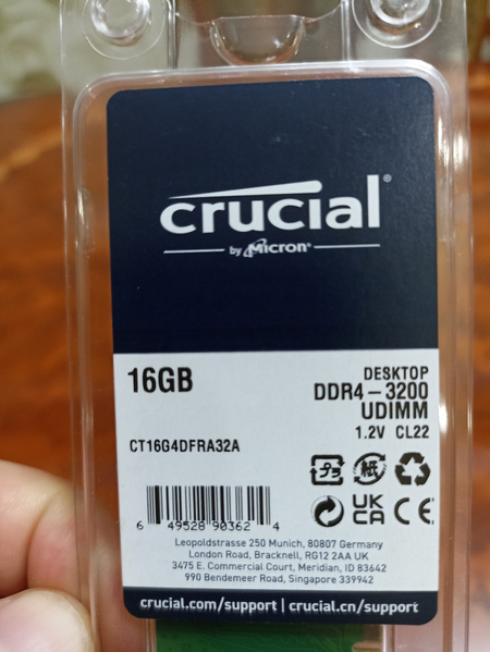 Оперативная память CRUCIAL