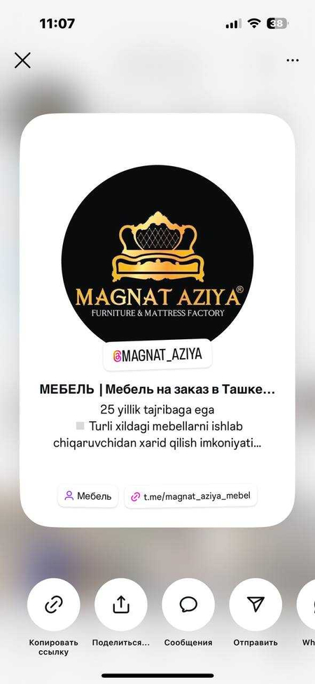 Magnat Aziyadan Nasiya Savdoga Mebell