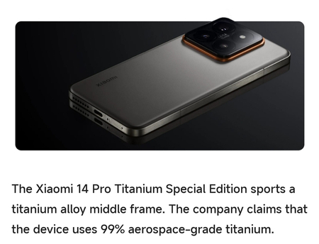 Xiaomi mi 14 pro titanium 16gb/1TB special edition