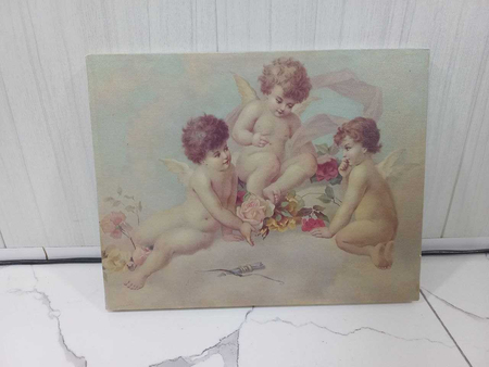 Картина Ангелочки, 20х30, печать на холсте