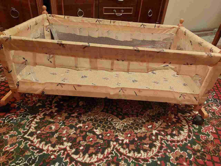 Детская кровать+люлька