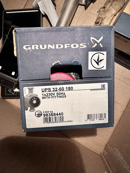 Grundfos циркуляционный насос 32/60/180