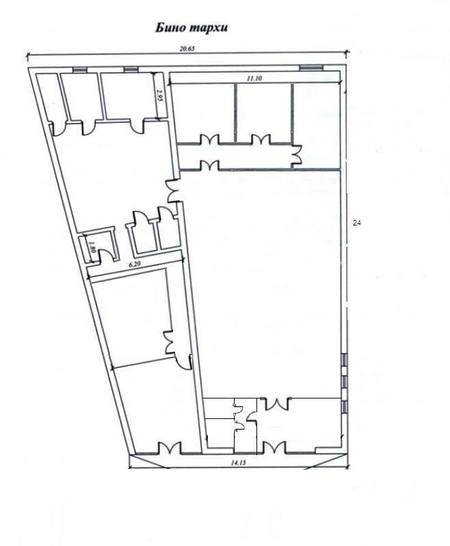 Продается Здание 437 кв ,метро Пушкина , Мирзо Улугбекский район